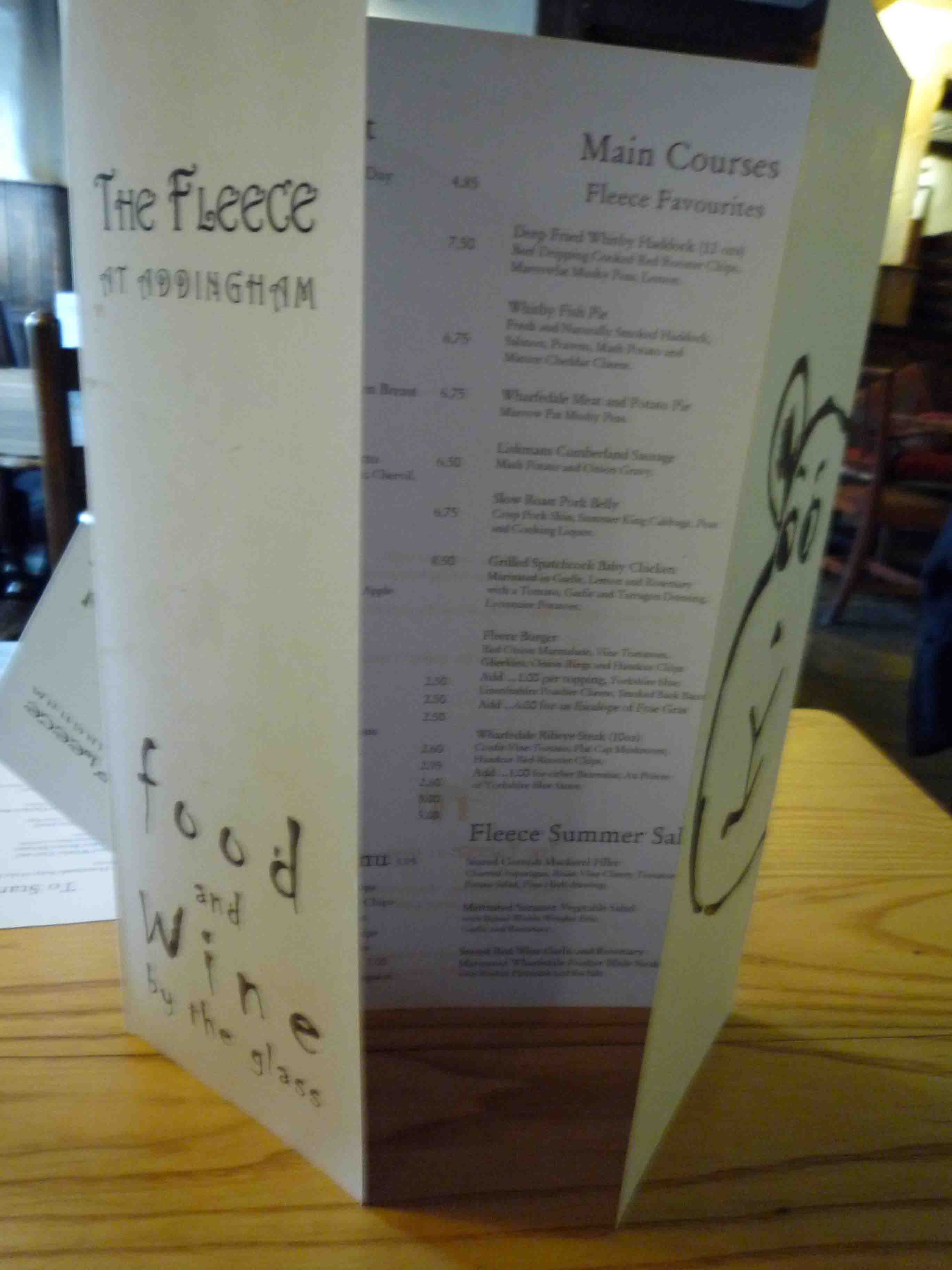 The Fleece, Addingham - Chez Shamwari